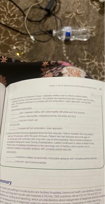 Exercise 7.3 - Inpatient Procedure Coding Guidelines | Chegg.com