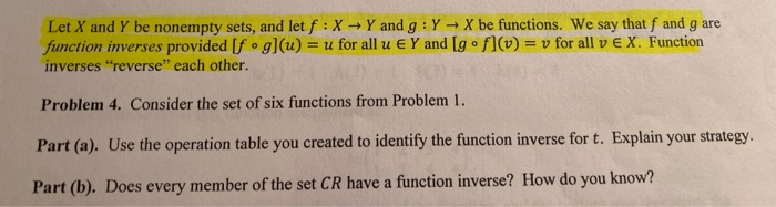 Solved The table created is from Problem 1. Use it to figure | Chegg.com