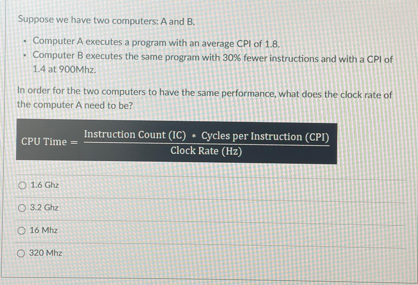 Solved Suppose we have two computers: A and B.Computer A | Chegg.com