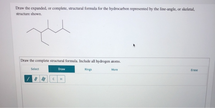 Solved Draw the expanded, or complete, structural formula | Chegg.com Solved Draw the expanded, or complete, structural formula | Chegg.com
