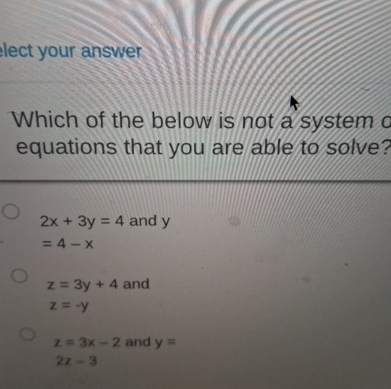 Solved lect your answerWhich of the below is not a system | Chegg.com
