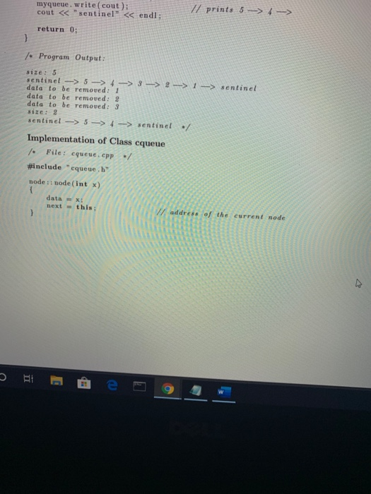 Solved A circular queue can be implemented as a linked list | Chegg.com