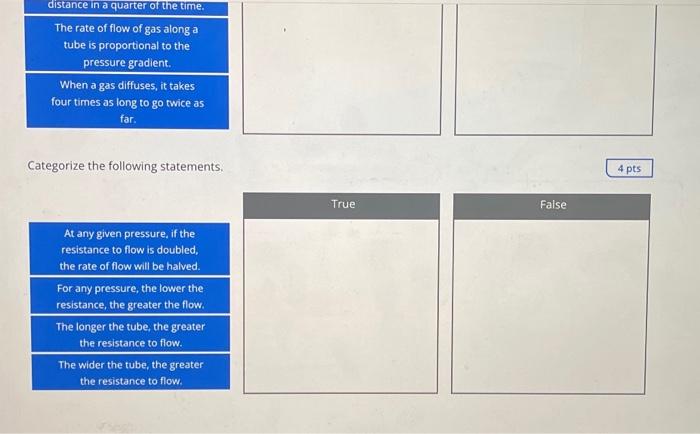 Solved Categorize the following statements. Categorize | Chegg.com