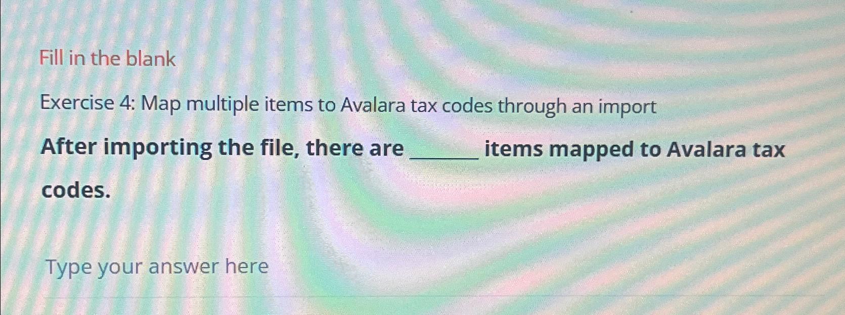 Solved Fill in the blankExercise 4: Map multiple items to | Chegg.com