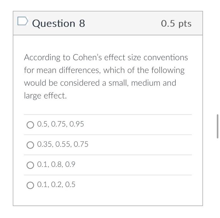 Solved Question 1 1 pts When there is no difference between | Chegg.com