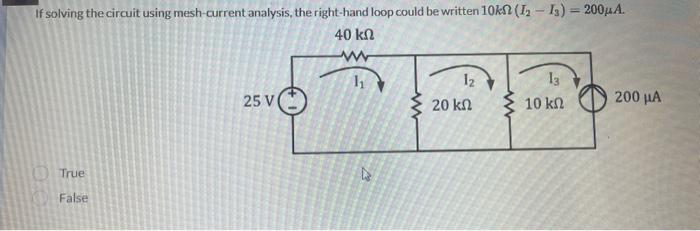 Iving the circuit using mesh-current analysis, the | Chegg.com