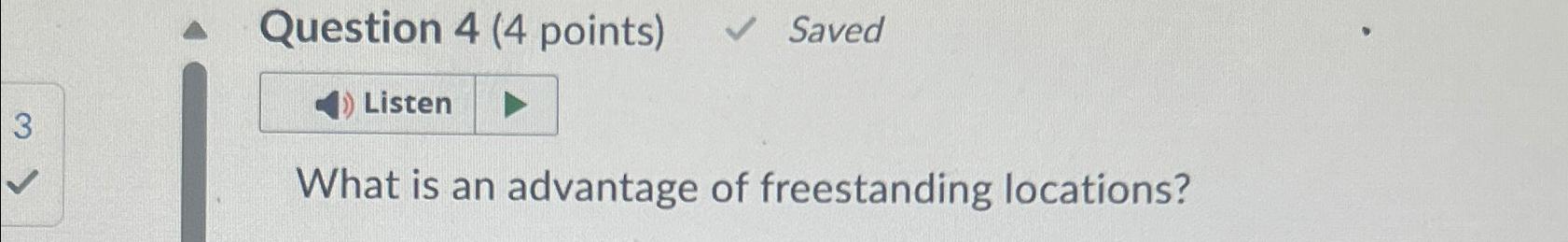 Solved Question 4 (4 points)SavedWhat is an advantage of | Chegg.com Solved Question 4 (4 points)SavedWhat is an advantage of | Chegg.com