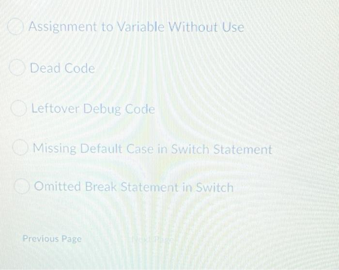 Solved Identify The Bad Coding Practice Evident In The Code