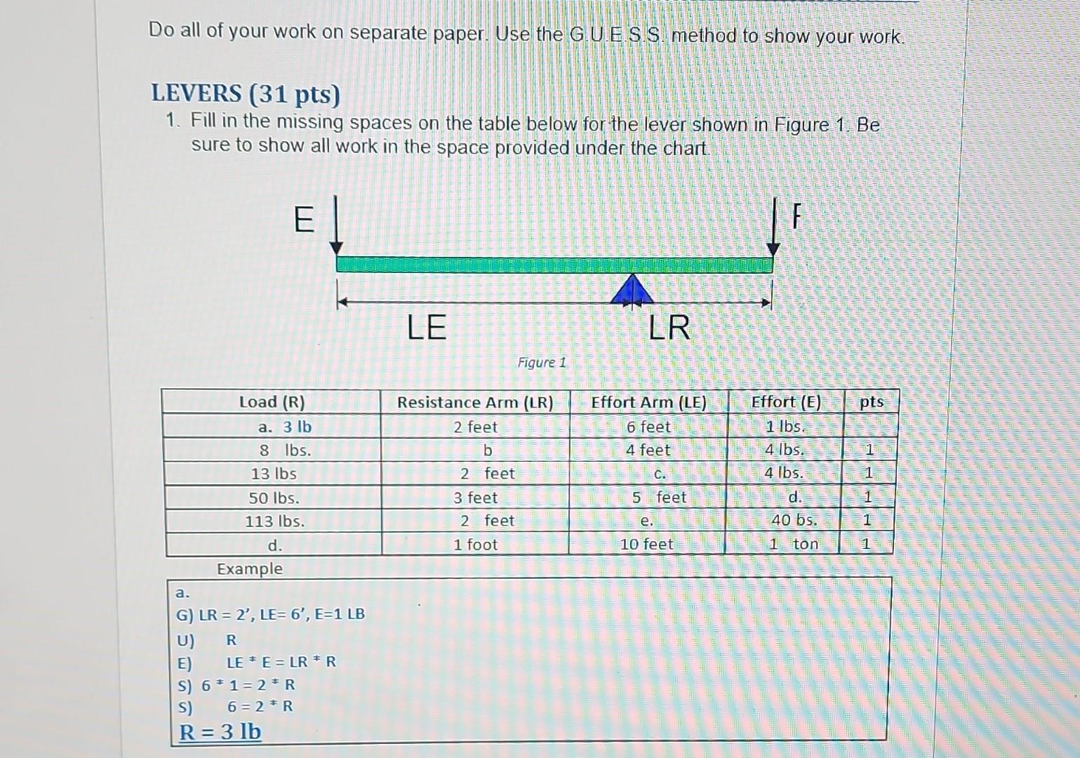 Solved Do all of your work on separate paper. Use the G | Chegg.com