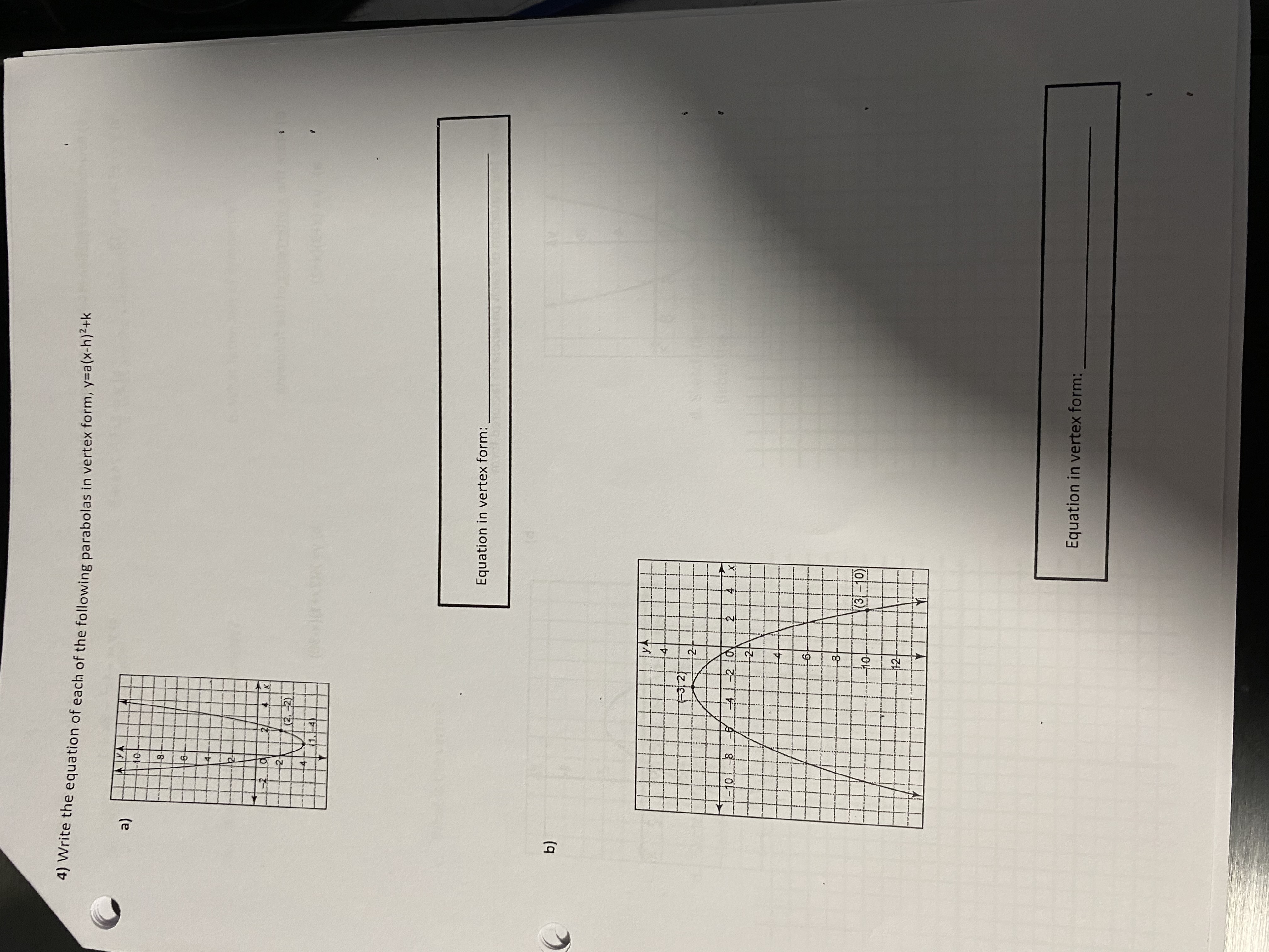 Solved Write each equation of each of the following | Chegg.com