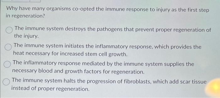 [Solved]: How does the immune system initiate wound healing