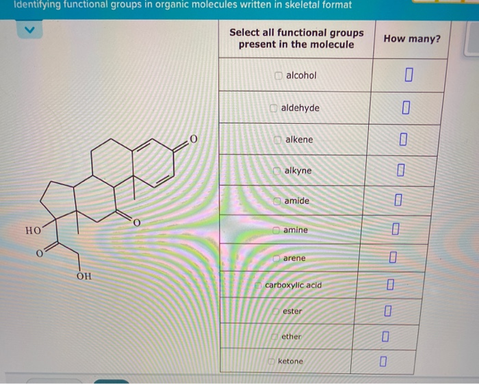 Solved examine each molecule below. Check the box next to | Chegg.com