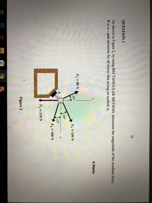 Solved QUESTION 2 As shown in Figure 2, by using RECTANGULAR | Chegg.com