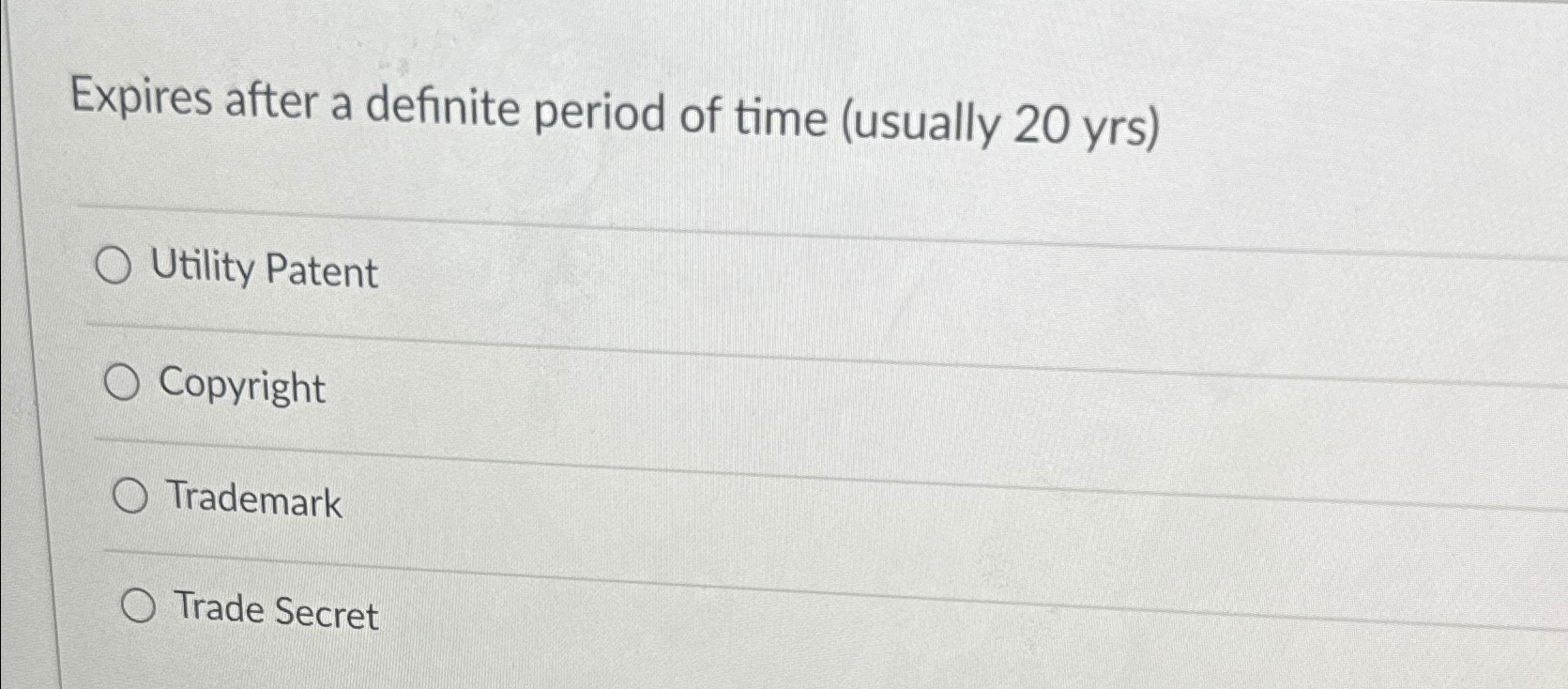 Solved Expires after a definite period of time (usually 20 | Chegg.com