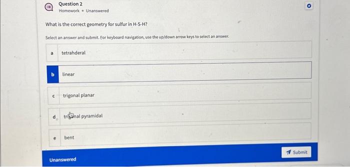 Solved Select an answer and submit. For keyboard navigation, | Chegg.com