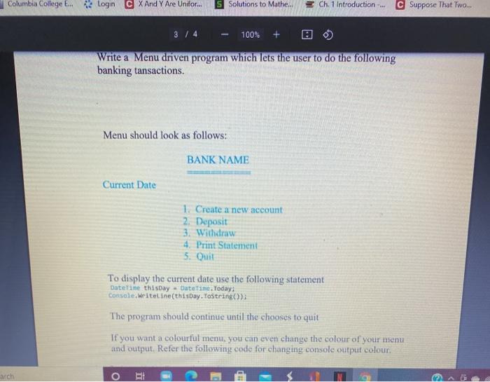 Solved Assignment 5 is based on Assignment 4. In this | Chegg.com