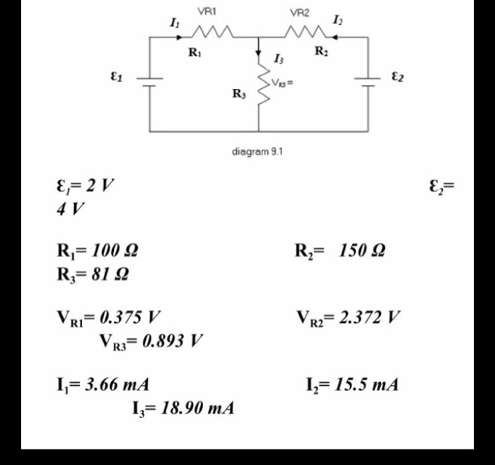 Solved calculate the sum of the measured voltages around any | Chegg.com
