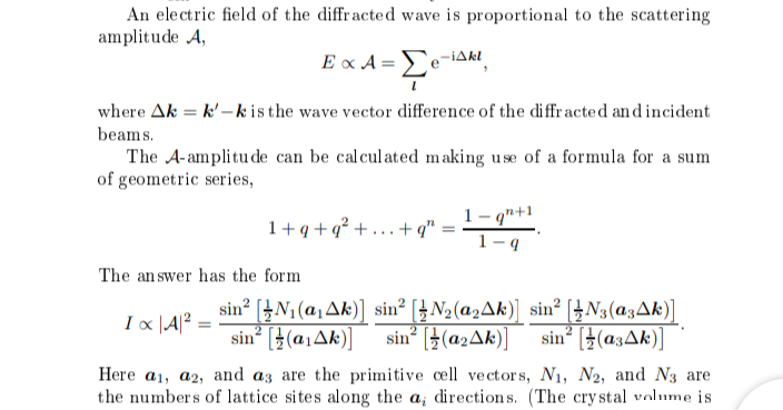 Solved Width of diffraction peaks Prove that the width of | Chegg.com