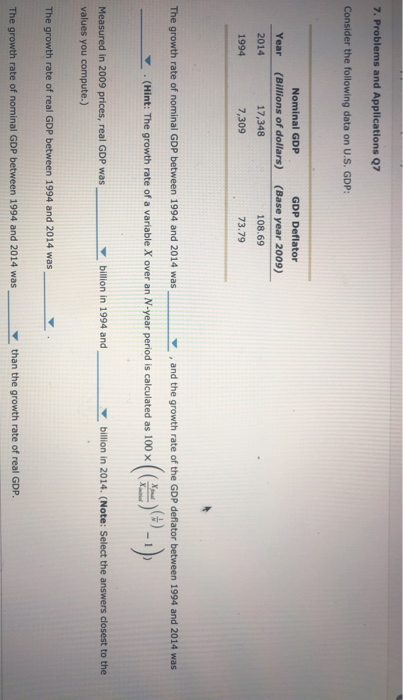 Solved 7. Problems and Applications Q7 Consider the | Chegg.com