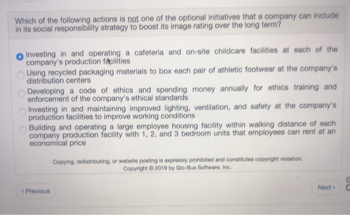 Solved Which of the following actions is not one of the | Chegg.com