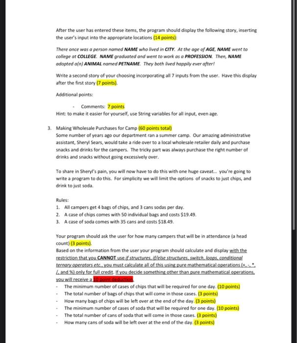 Solved 2. Word Play (35 points Total) Write a program that | Chegg.com