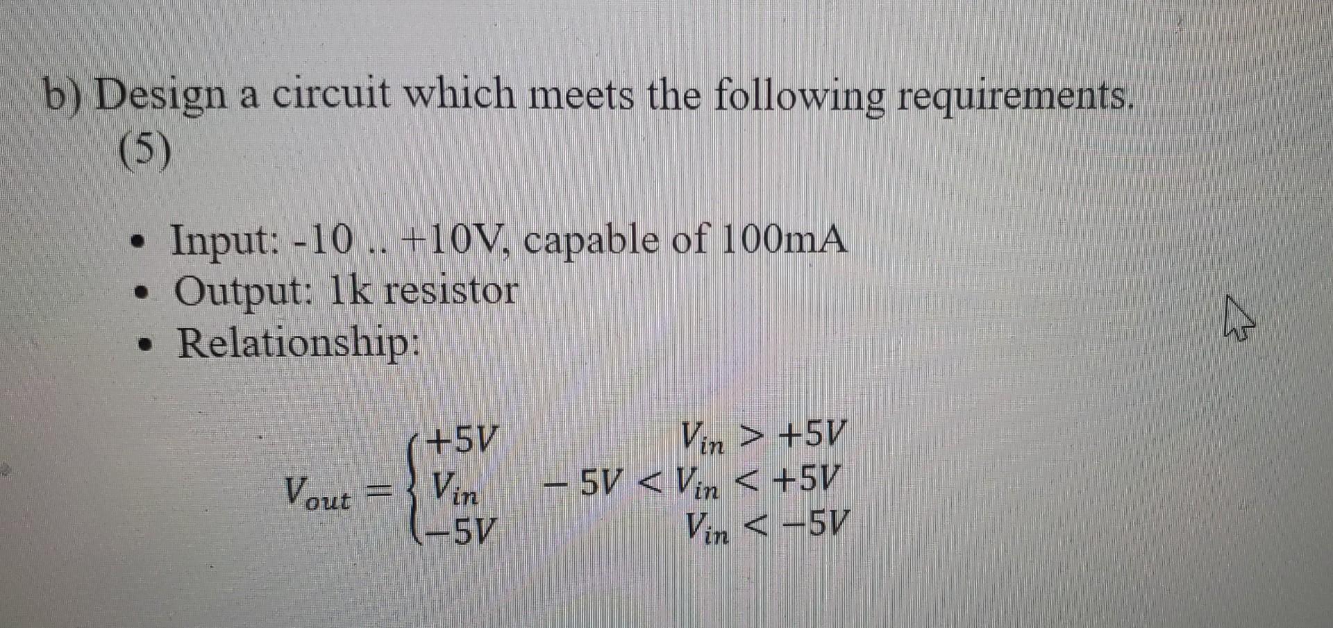 Solved (a) Determine the voltages and currents for the | Chegg.com