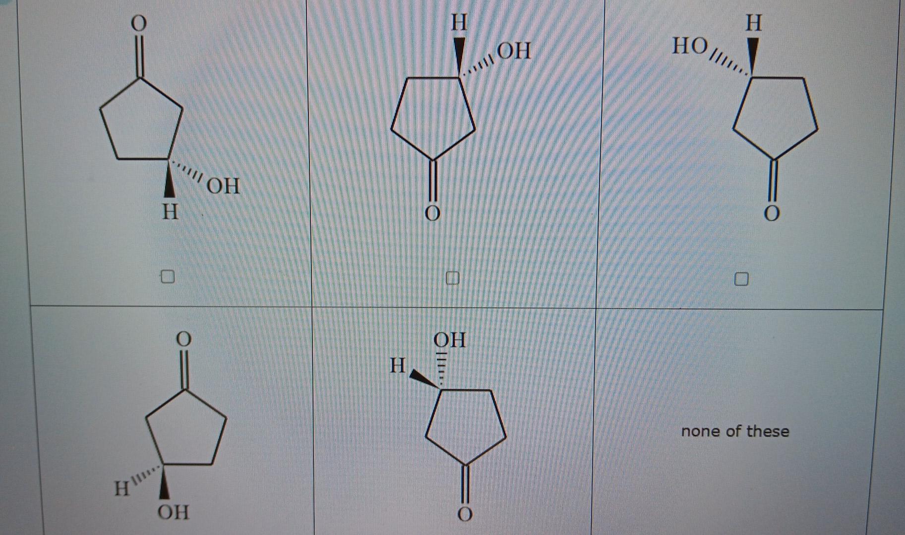 Solved Which of these structures shows how the pictured | Chegg.com