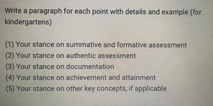 Solved Write a paragraph for each point with details and | Chegg.com