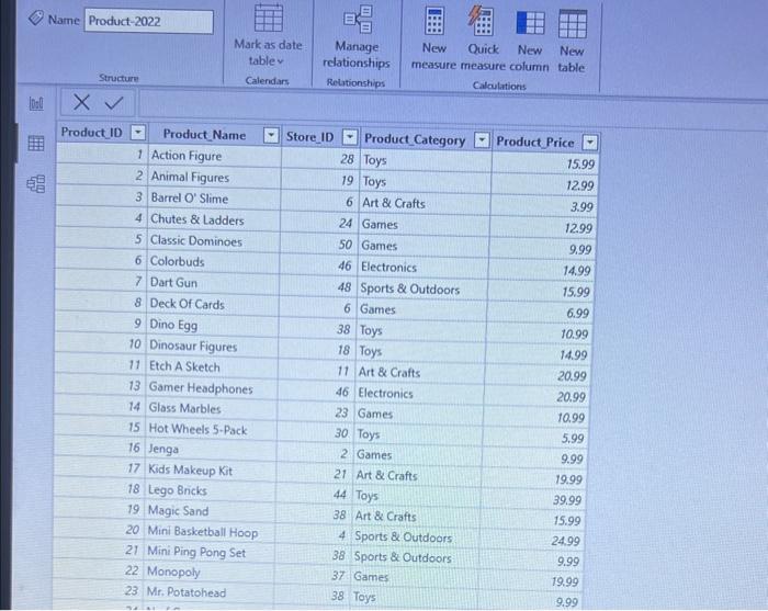 Solved create data virtualization for this table using power | Chegg.com