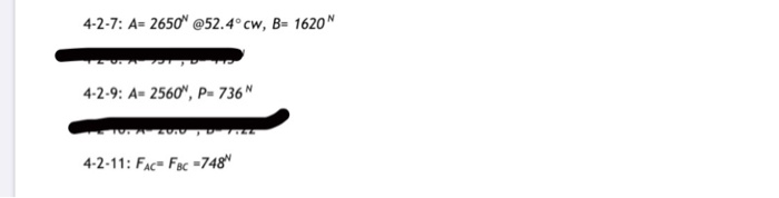 Solved statics class. simple three questions. I also | Chegg.com