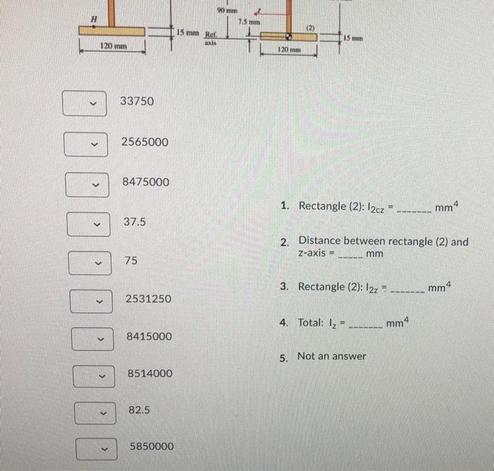 Solved A beam with an inverted tee-shaped cross section as | Chegg.com