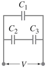 Solved In the figure C1=C2=2C3=27.0μF, if , how much charge | Chegg.com