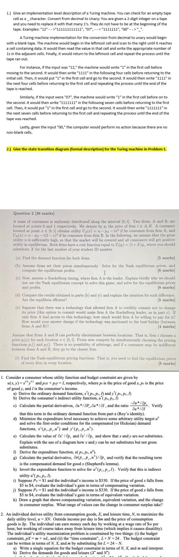 Solved computer science 1.) ﻿Give an implementation level | Chegg.com