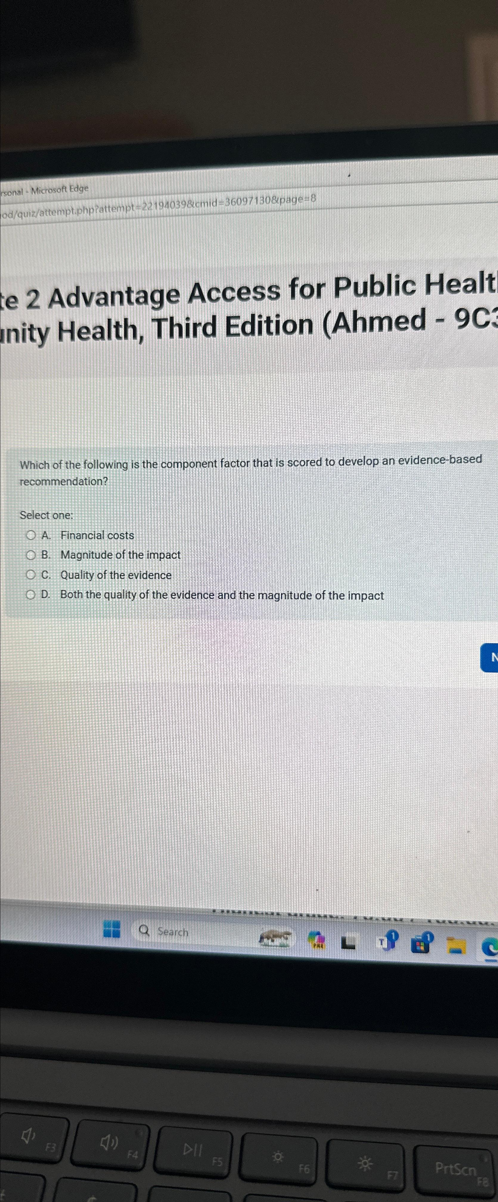 Solved 2 ﻿Advantage Access for Public Healt unity Health, | Chegg.com