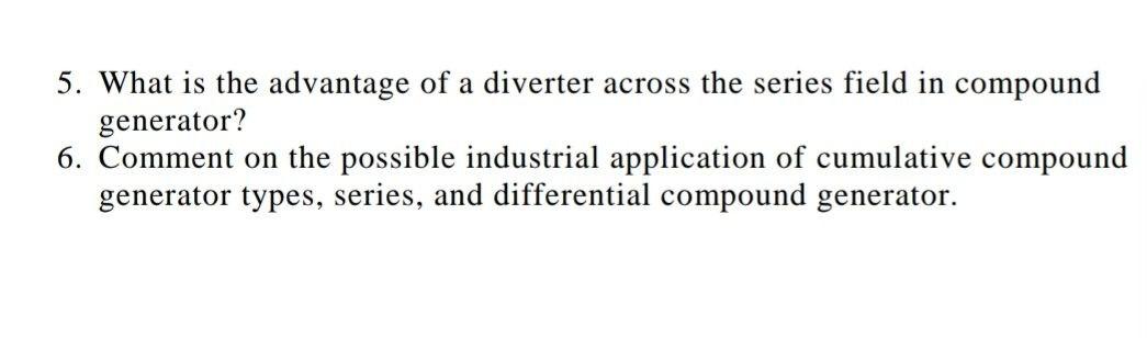 Solved 5. What is the advantage of a diverter across the | Chegg.com