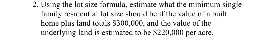 Solved Using the lot size formula, estimate what the minimum | Chegg.com