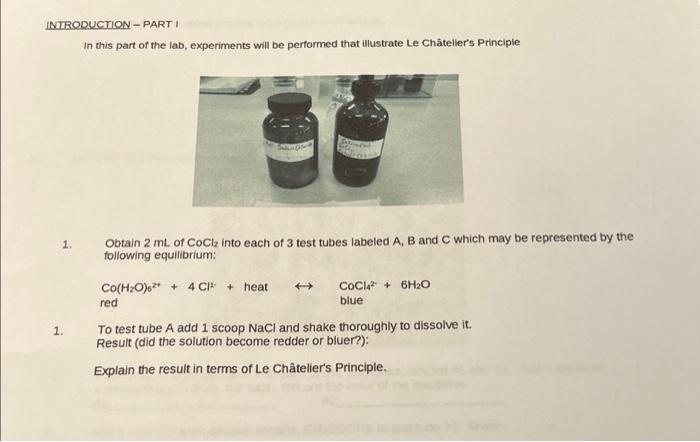 Solved INTRODUCTION PARTI In this part of the lab, | Chegg.com