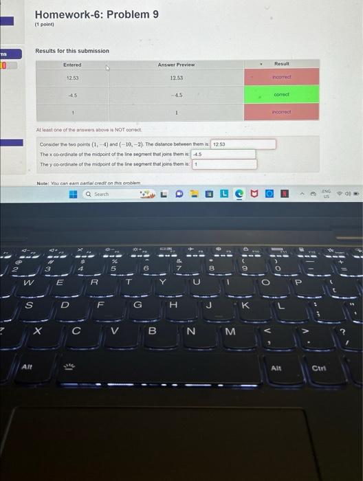 Solved Homework-6: Problem 9 (1 poine) Results for this | Chegg.com