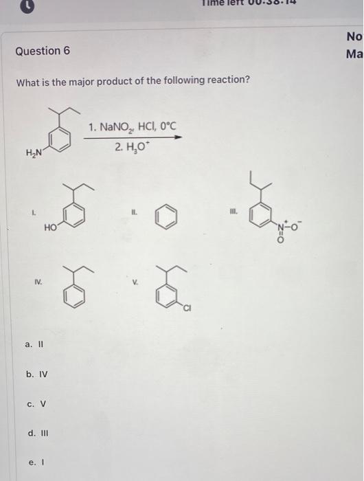 Solved What is the major product of the following reaction? | Chegg.com