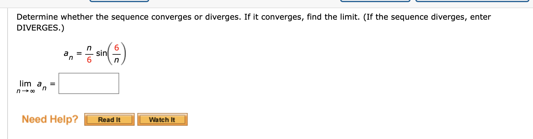 Solved Determine whether the sequence converges or diverges. | Chegg.com