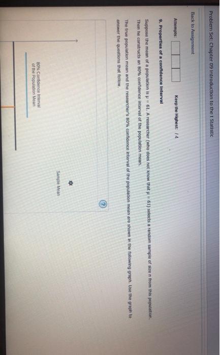 Solved Problem Set: Chapter 09 Introduction to the Statistic | Chegg.com