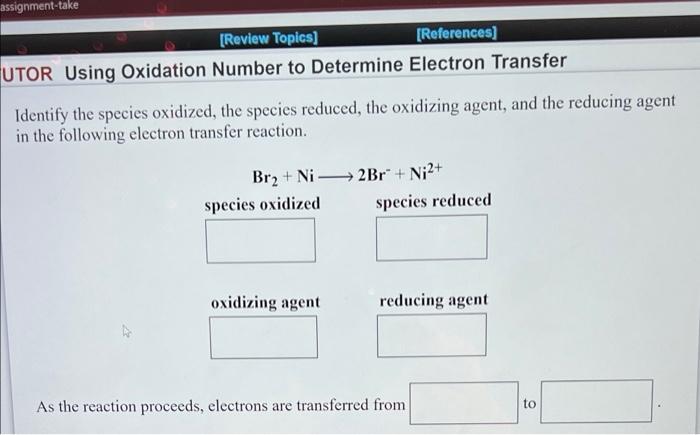 Solved assignment-take [Review Topics) [References] UTOR | Chegg.com