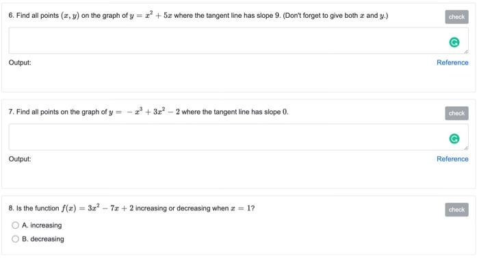 Solved 7. Find all points on the graph of y=−x3+3x2−2 where | Chegg.com