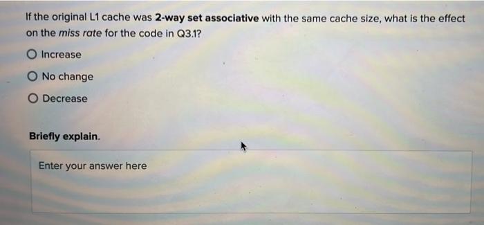 Solved We have an L1 data cache with the following | Chegg.com