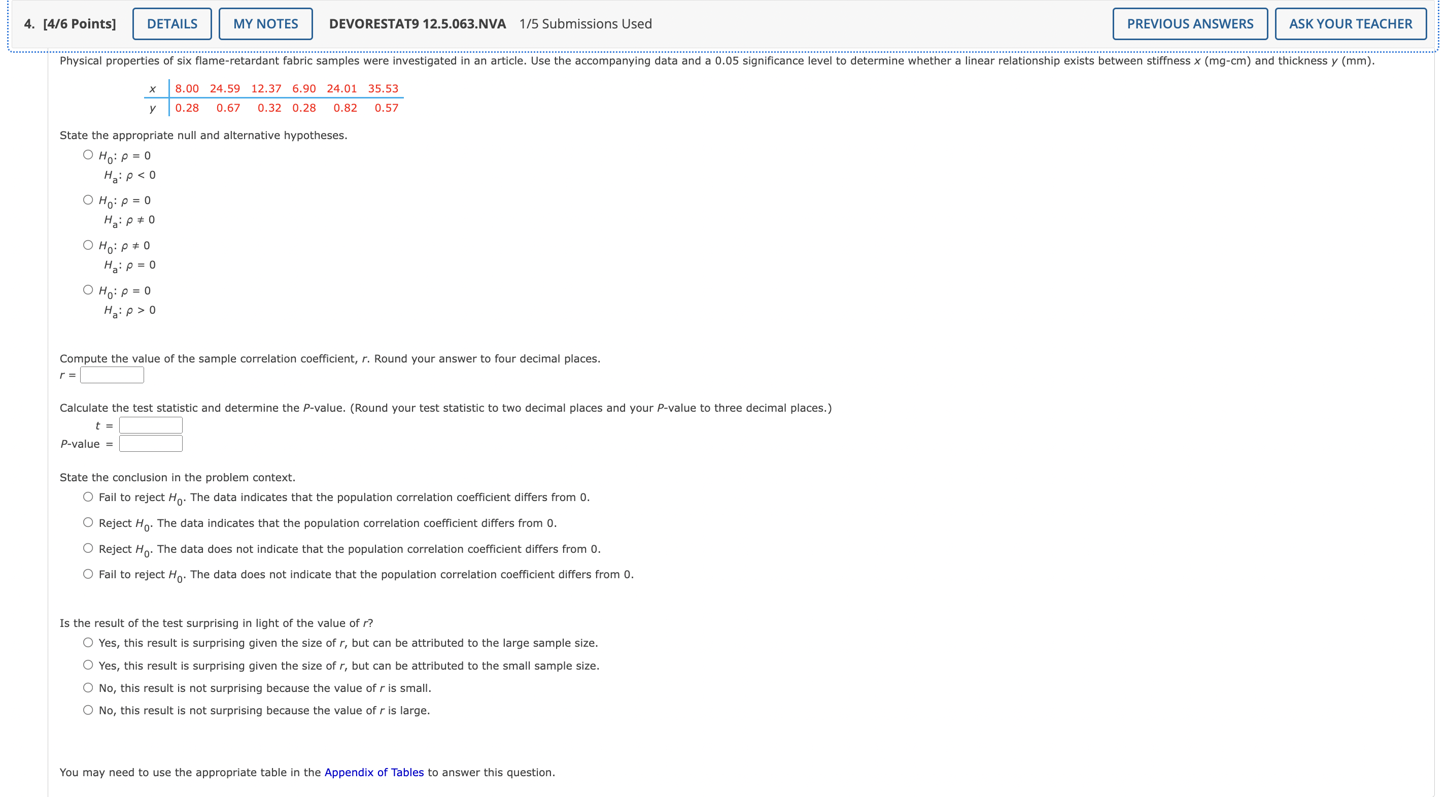 Solved State the appropriate null and alternative | Chegg.com