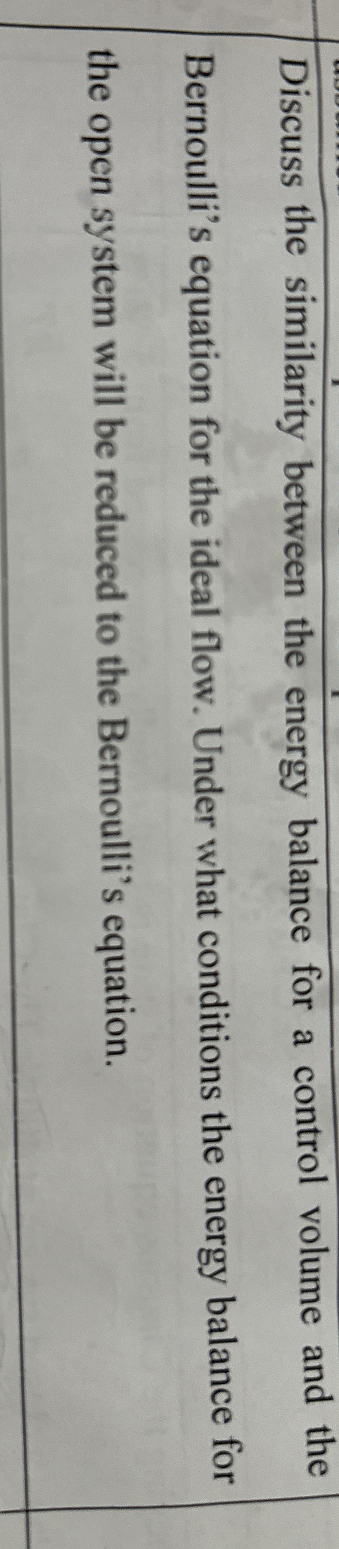 Solved Discuss the similarity between the energy balance for | Chegg.com
