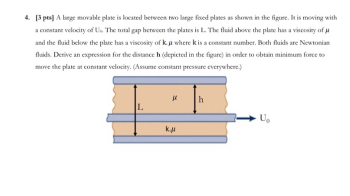 Solved 4. (3 pts] A large movable plate is located between | Chegg.com
