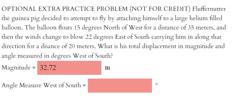 Solved OPTIONAL EXTRA PRACTICE PROBLEM (NOT FOR CREDIT) | Chegg.com