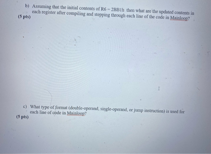 Solved 3. Given the assembly language code listing below: a) | Chegg.com