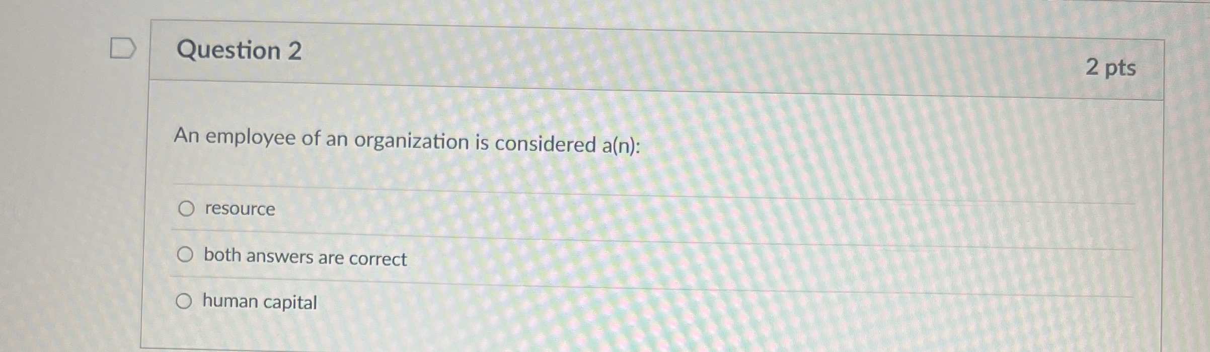 Solved Question 22 ﻿ptsAn employee of an organization is | Chegg.com